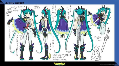 Eighteenth illustration from the Pokémon X Hatsune Miku Project