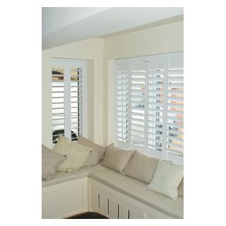 How To Dress A Bay Window With Shutters Traditional Dorset By The