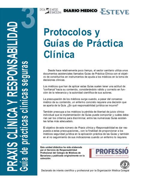 Protocolos Y Gu As De Pr Ctica Cl Nica