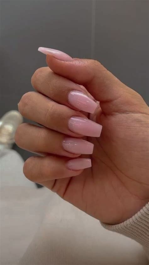 Aesthetic Nude Pink Nails Inspo And Idea Pink Acrylic Nails Pink