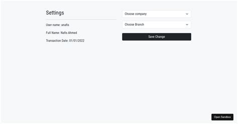 My App Codesandbox