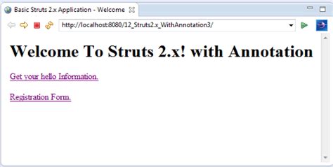 struts 2 x [a framework from asf] struts 2 x with annotation