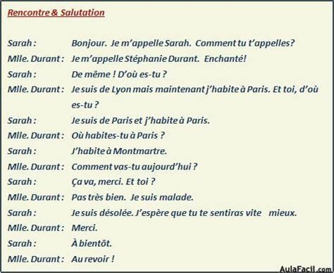 Bonjour Au revoir Francés Básico con Videos Enseñanza de