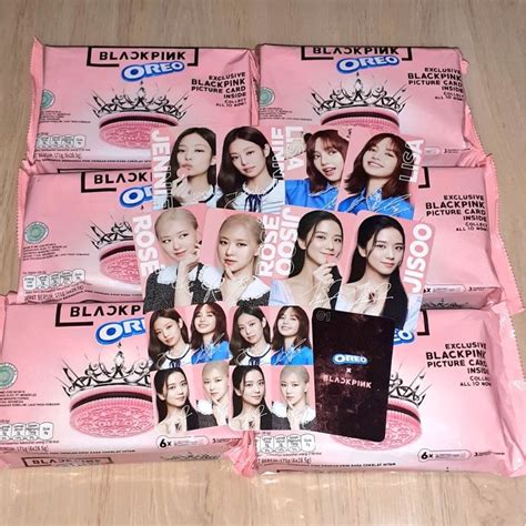 Jual NEW STOCK BLACKPINK OREO Official Photocard Jennie Rose Lisa