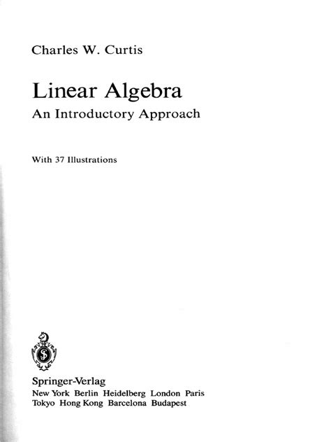introduction to linear algebra vectors matrices determinants transformations and