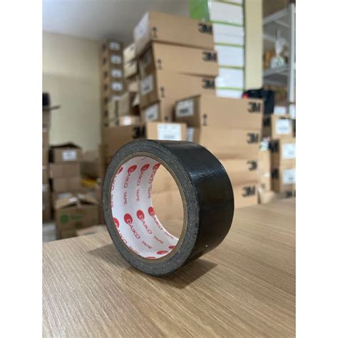 Jual Daiko Lakban Jilid Lakban Kain Hitam 48 Mm X 12 Meter Shopee