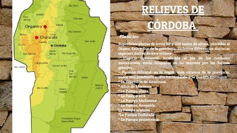 CÓRDOBA RELIEVES