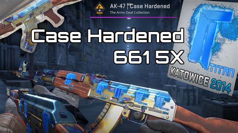CS2 AK 47 Case Hardened 661 5X Titan Holo Comparison YouTube