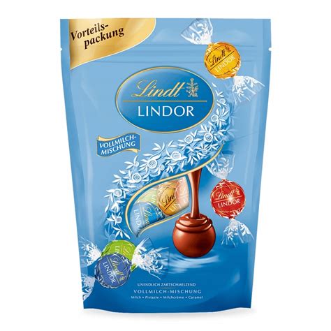 LINDT LINDOR PRALINY MLECZNE Z NADZIENIEM 400g 13447191720