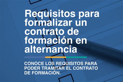 Requisitos De Los Contratos Para La Formaci N En Alternancia Audiol S