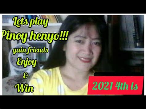 2021 4th LS Let S Play Pinoy Henyo Gain Friend Enjoy And Win Load Or