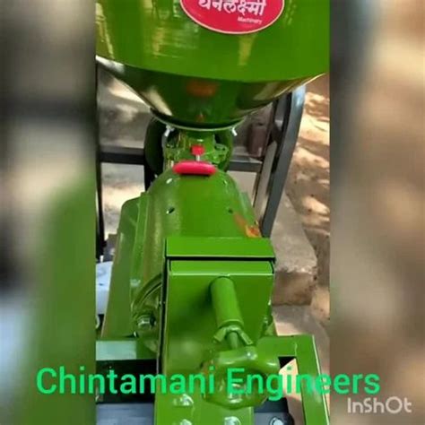 Semi Automatic Mini Rice Mill 3 Hp Double Vibro 6 N40 Single Phase