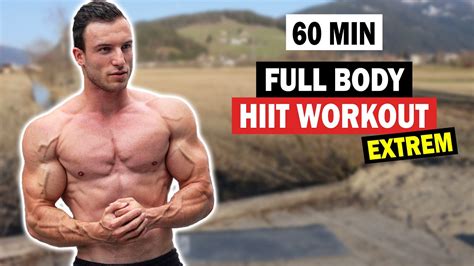 60 Minuten HIIT Ganzkörper Workout für Zuhause ohne Geräte YouTube