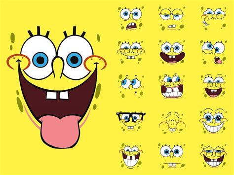 Spongebob Funny Faces Wallpaper