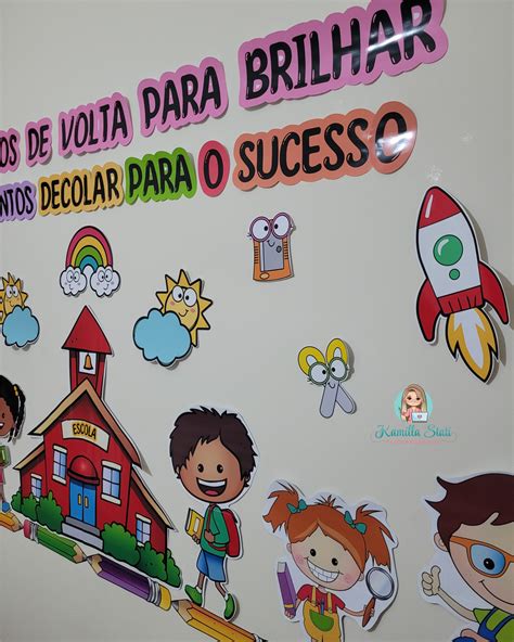 Painel Volta S Aulas Psicopedagoga Kamilla Stati