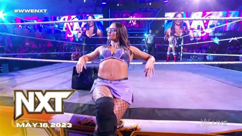 Kiana James Entrance WWE NXT May 16 2023 YouTube