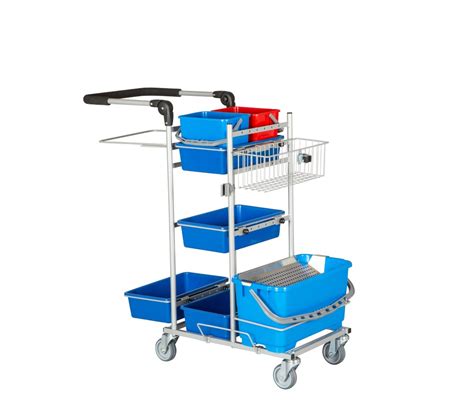 Tina Trolley ERGO rengøringsvogn m drypsystem Curant Teknik