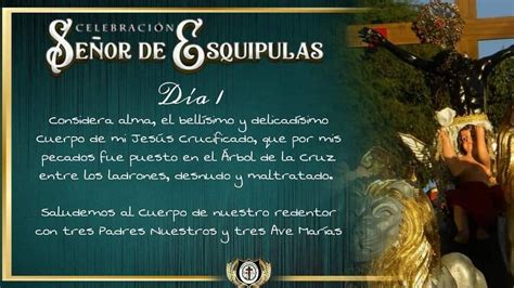La Poderosa Novena Al Se Or De Esquipulas Descubre Su Milagrosa