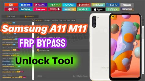 Samsung A11 A115F U6 Latest Binery Frp Google Account Bypass Unlock