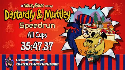 Wacky Races Starring Dastardly Muttley Speedrun All Cups 35 47 37