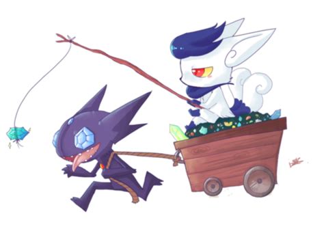 Meowstic And Sableye Pok Mon Know Your Meme