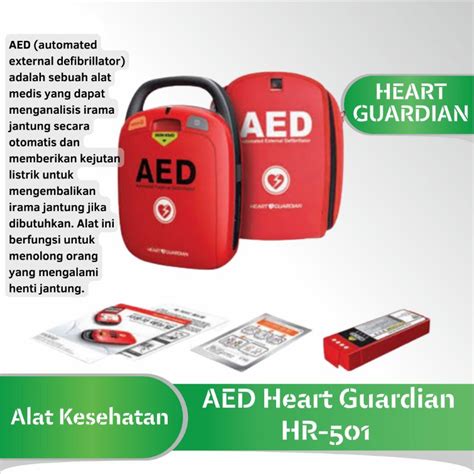 Jual AED Heart Guardian HR 501 Automatic External Defibrillator Alat