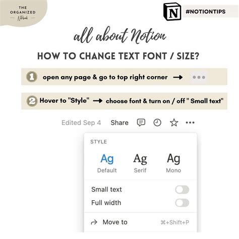 Text Fonts Change Text Font Styles Productivity Notions Texts