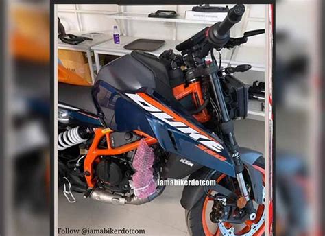 2024 KTM Duke 390 With New Color Leaked Ahead Of Launch Wheelsupdates