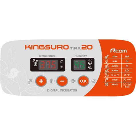 Rcom King Suro Max 20 Incubator Automatic At The Incubator Shop