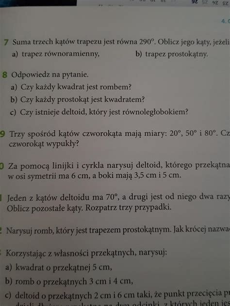Matematyka Z Kluczem Cz Str Zad Prosze Na Szybko Daje