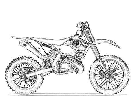 Kolorowanka Motocross Dla Dzieci Do Druku I Online