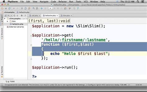 php slim framework simple demo youtube