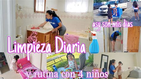 Limpia Conmigo Limpieza Diaria Rutina Del Dia Con Ni Os Motivate