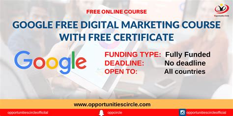 Google Free Digital Marketing Course 2024 Free Certificate Digital