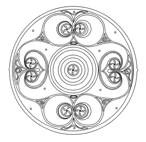 Coloriage Mandala Celtique Coloriages Imprimer Gratuits