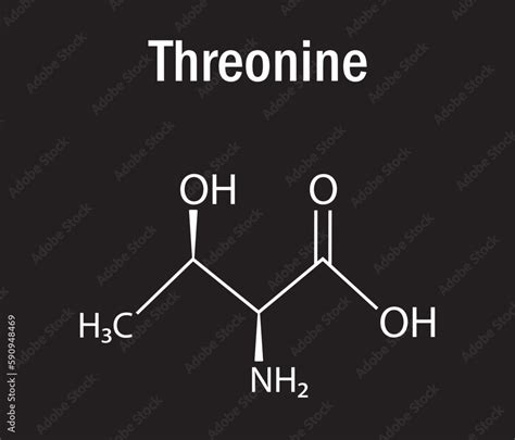 Threonine Amino Acid Formula And Structure Chemical Molecular Formula