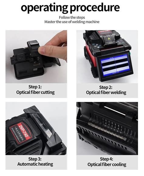 Dvp740d Ftth Fttx Single Core Fiber Fusion Splicer Dvp Fusion Splicing