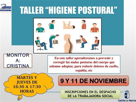 TALLER DE HIGIENE POSTURAL Red De Centros De Mayores De Castilla La