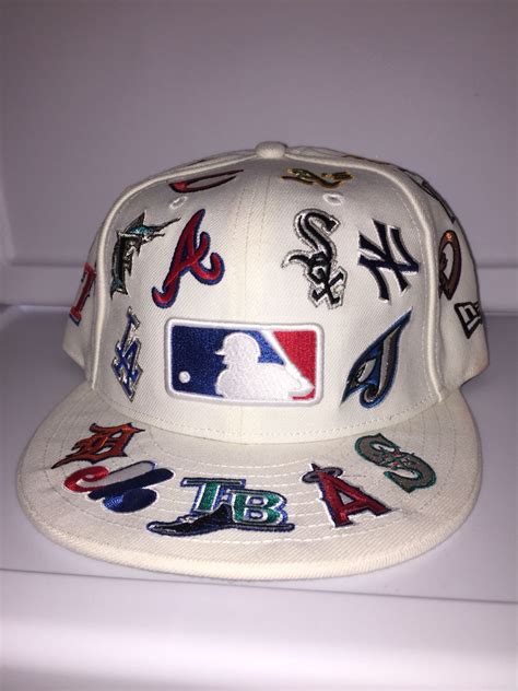 Men S MLB New Era Black Allover Team Logo 59FIFTY Fitted Hat Atelier