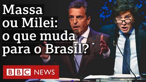 Massa ou Milei o que Brasil tem a ganhar ou perder nas eleições
