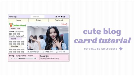 Cute Blog Interactive Carrd Tutorial Jsckid Youtube