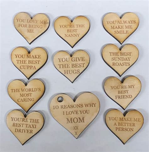 Reasons Why I Love You Mom Mothers Day Mom Mommy Etsy Uk