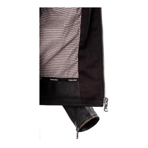 Kurtka skórzana REBELHORN HUNTER PRO VINTAGE BLACK czarny brązowy