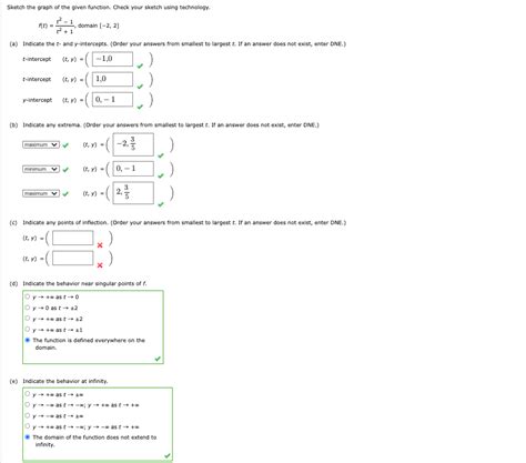 Solved Sketch The Graph Of The Given Function Check Your Chegg