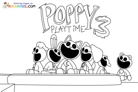 Disegni Di Poppy Playtime 3 Da Colorare