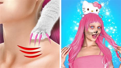オタクからハローキティへクロミvsハローキティ 誕生から死までのエクストリームアニメイメチェン YouTube