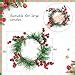 Amazon 4 Pcs Christmas Candle Rings 4 Inches Candle Wreaths