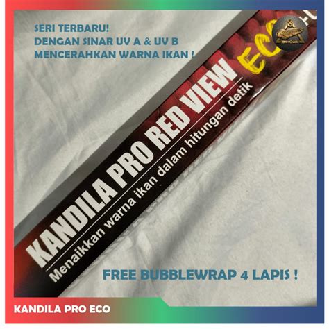 Jual LAMPU KANDILA PRO RED VIEW ECO UV A DAN UV B LAMPU LED AQUARIUM