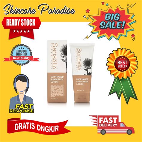 Jual Sensatia Botanicals Surf Naked Sunscreen Lotion Shopee Indonesia