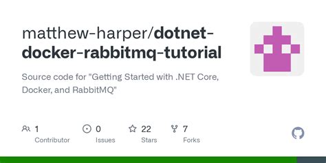 GitHub Matthew Harper Dotnet Docker Rabbitmq Tutorial Source Code